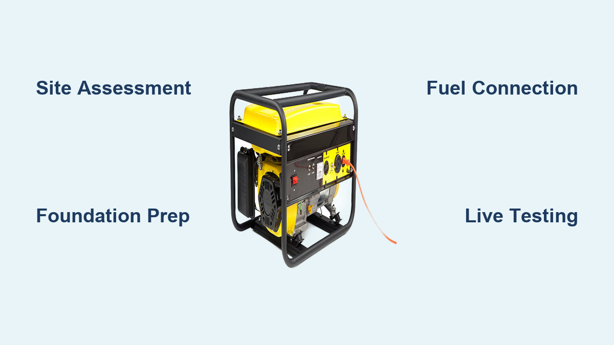 Electric Generator Installation Guide - Inverter and Generator Reviews