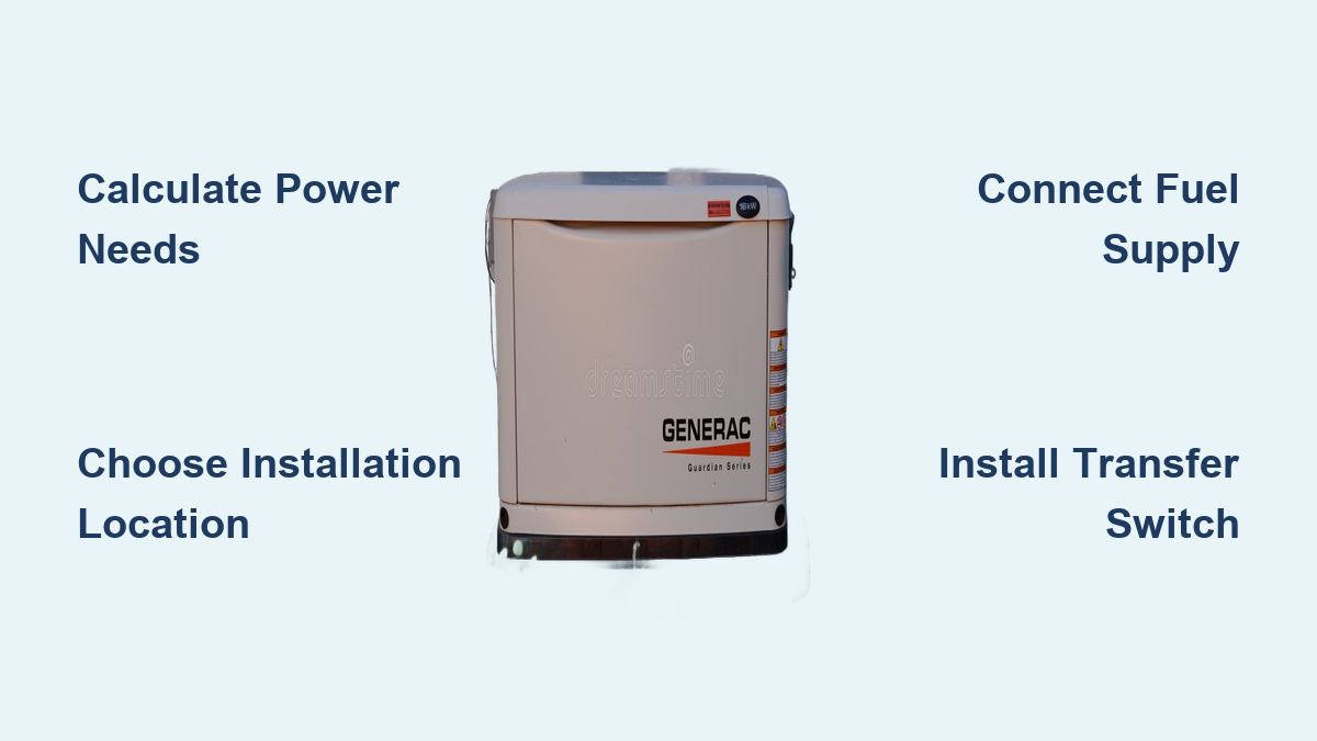 How to Hook Up a Generac Generator: Step-by-Step Guide - Inverter and ...