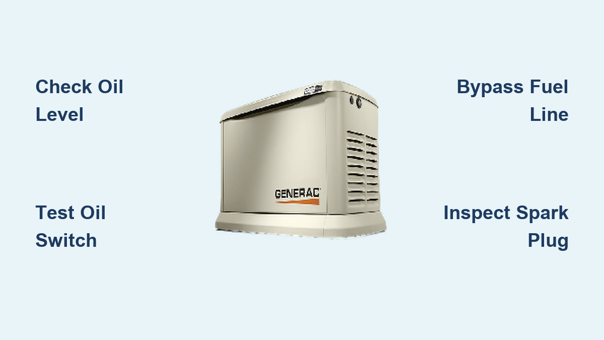 Generac Generator Starts Then Shuts Off: Quick Fix Guide - Inverter and ...