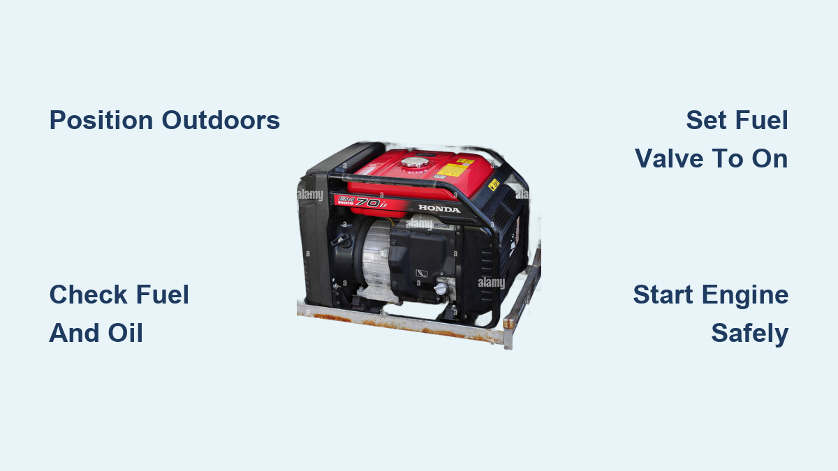 How to Turn On a Honda Generator - Inverter and Generator Reviews