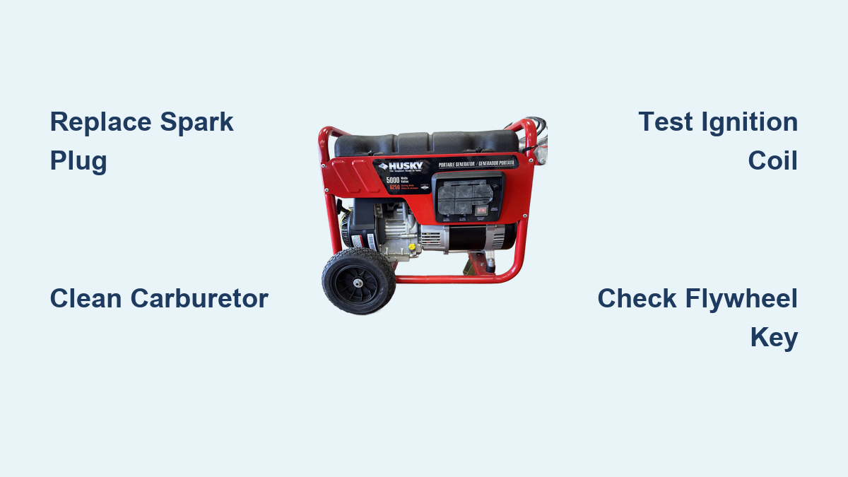 Husky Generator Won't Start: Quick Fix Guide - Inverter and Generator ...