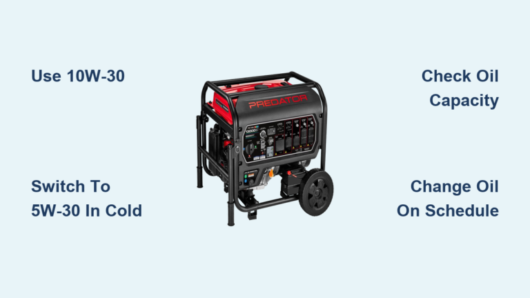 Predator Generator Oil Type Guide - Inverter and Generator Reviews