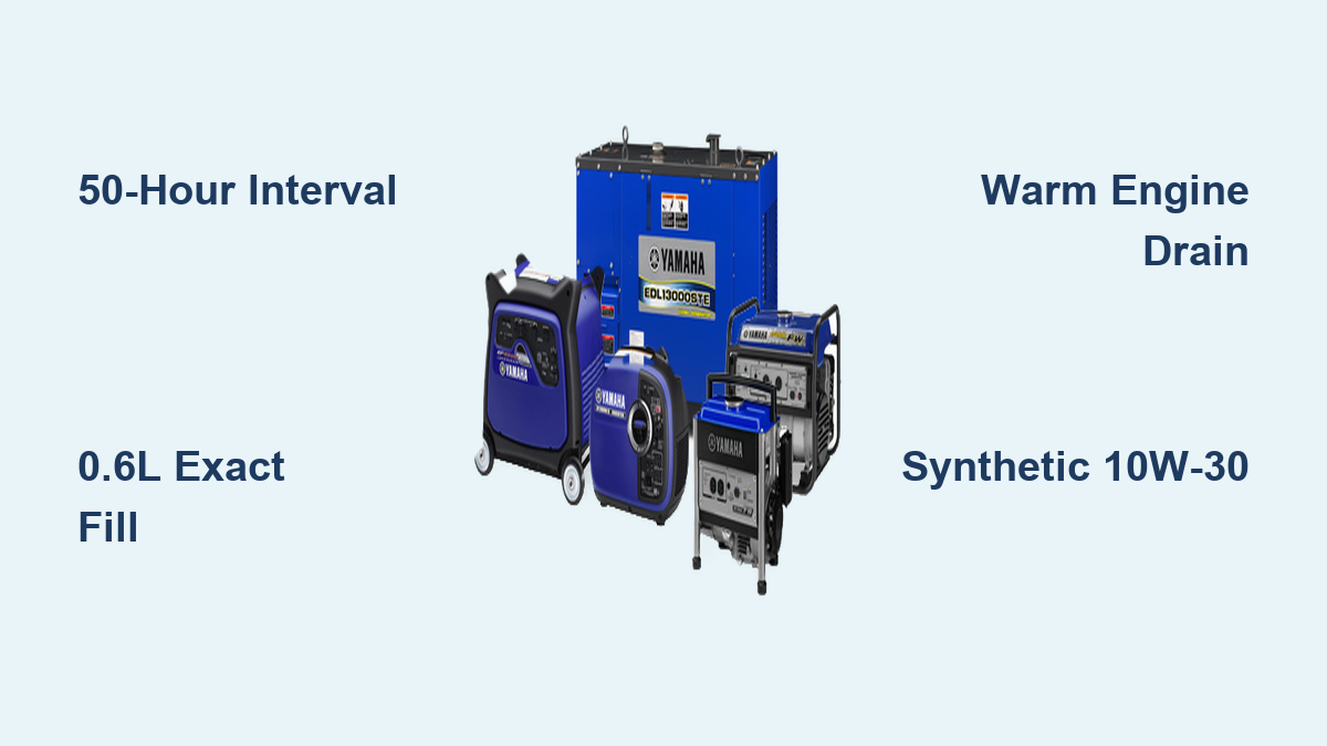 Yamaha Generator Oil Change Guide - Inverter and Generator Reviews