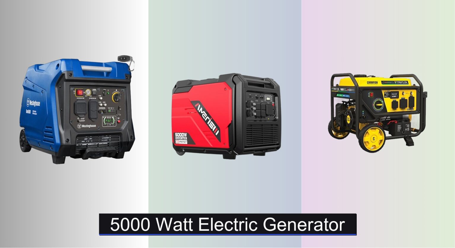 7 Best 5000 Watt Electric Generators of 2026 - Inverter and Generator ...