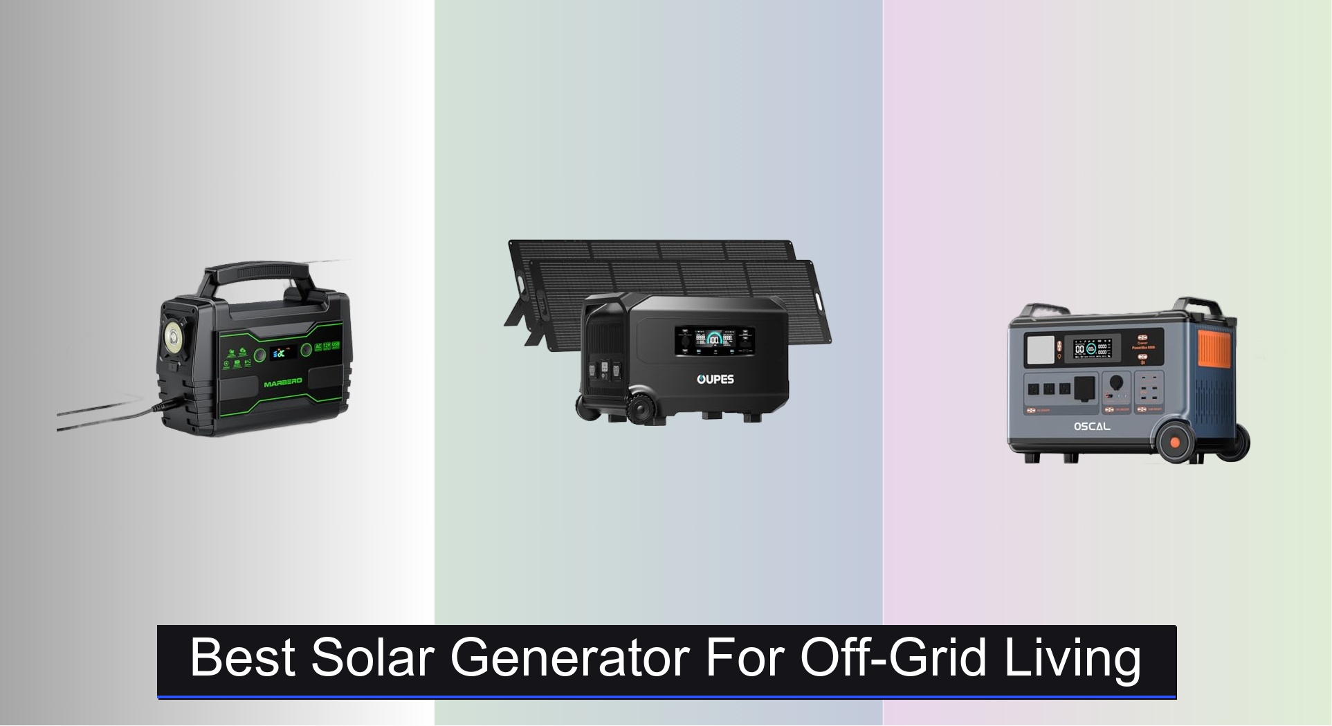 8 Best Solar Generators for Off-Grid Living 2026 - Inverter and ...