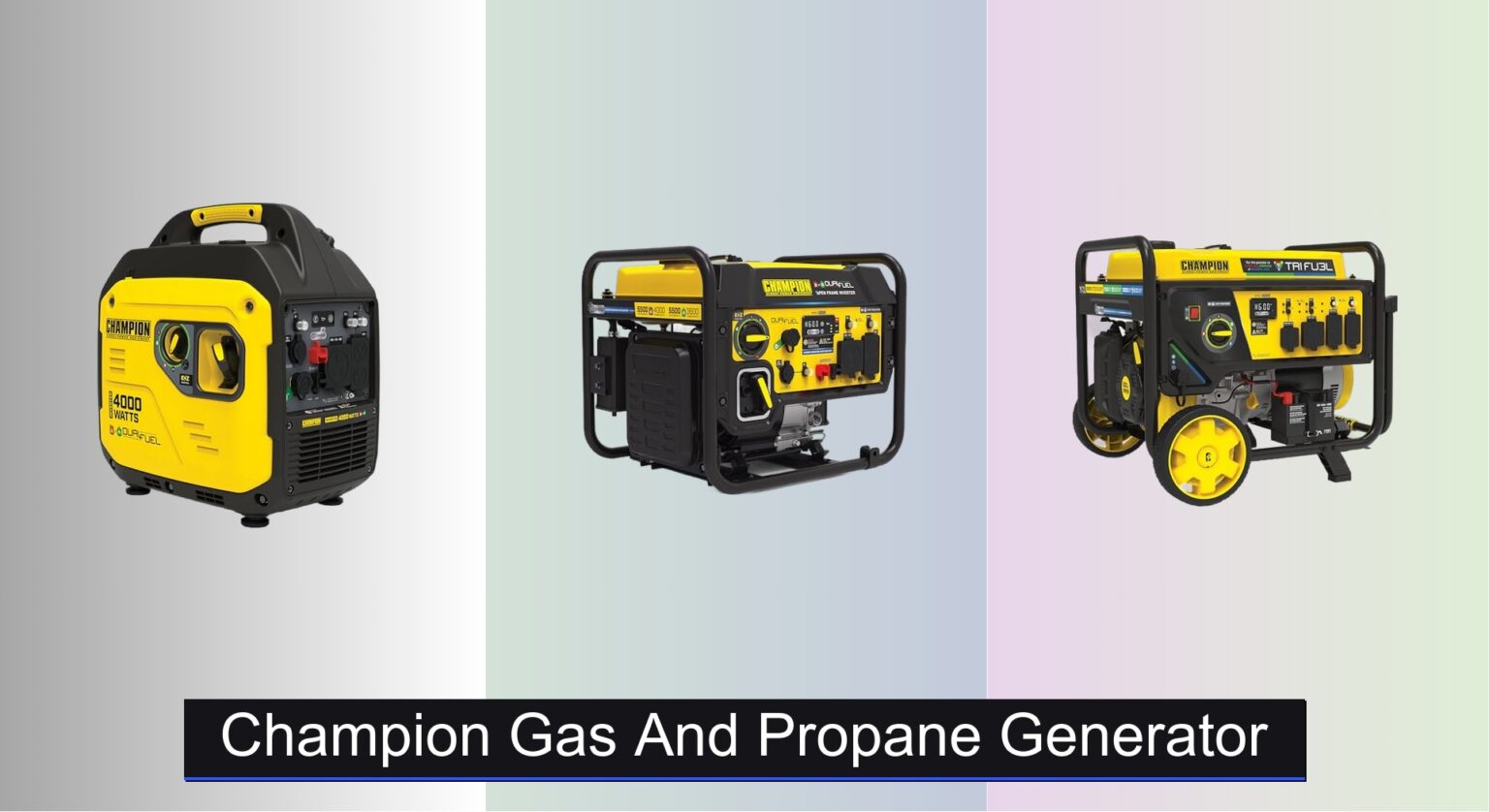 7 Best Champion Gas and Propane Generators of 2026 - Inverter and ...