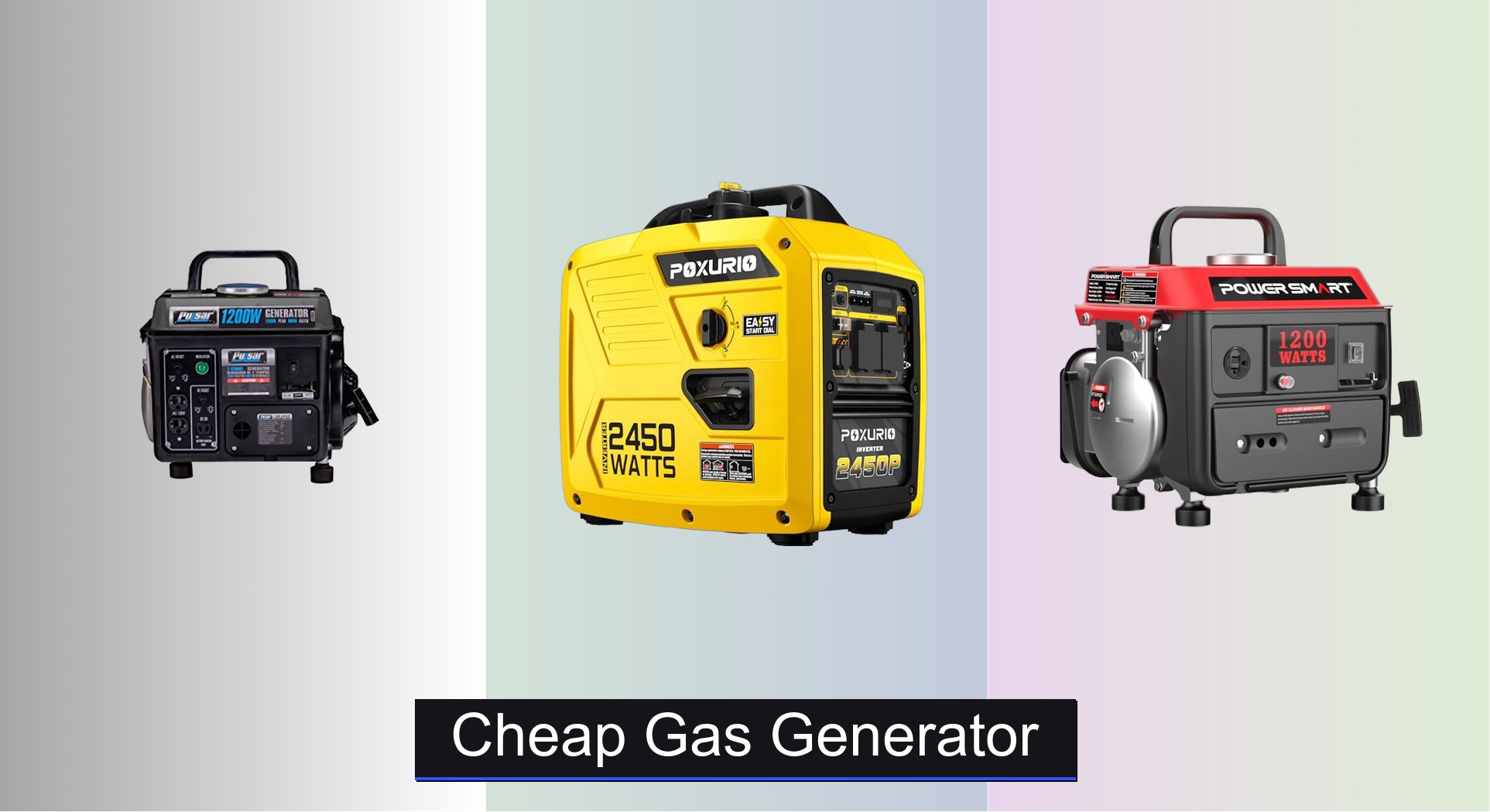 8 Best Cheap Gas Generators of 2026 - Inverter and Generator Reviews
