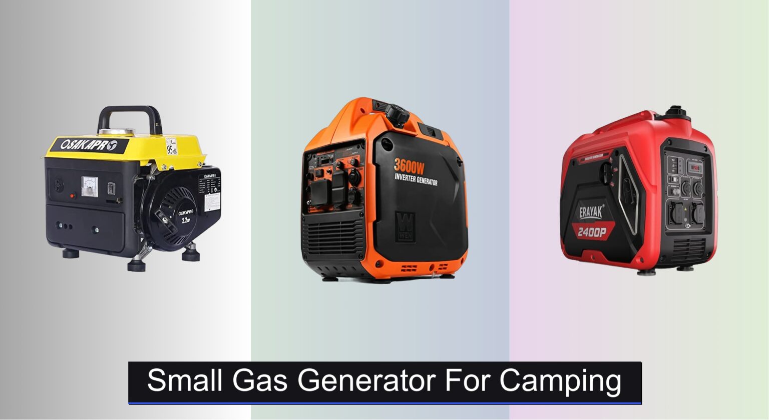 7 Best Small Gas Generators for Camping 2026 - Inverter and Generator ...
