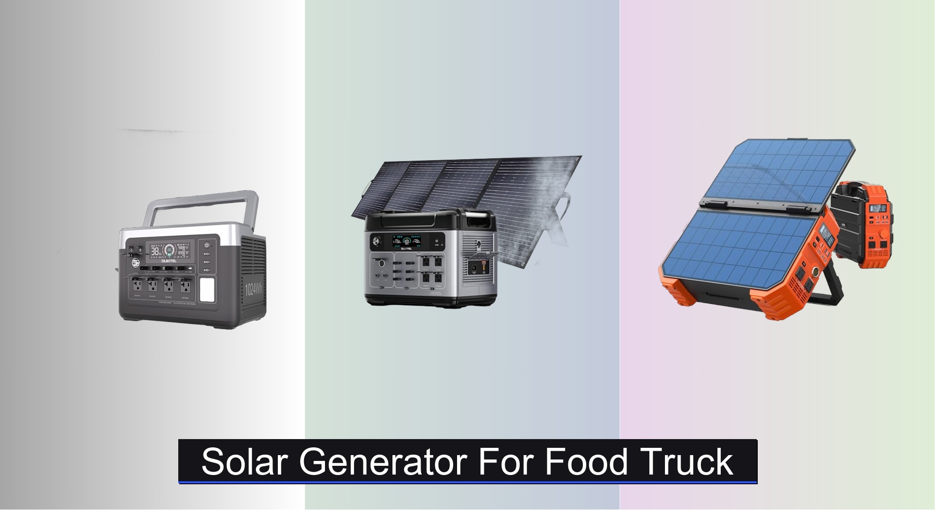 7 Best Solar Generators for Food Trucks 2026 - Inverter and Generator ...